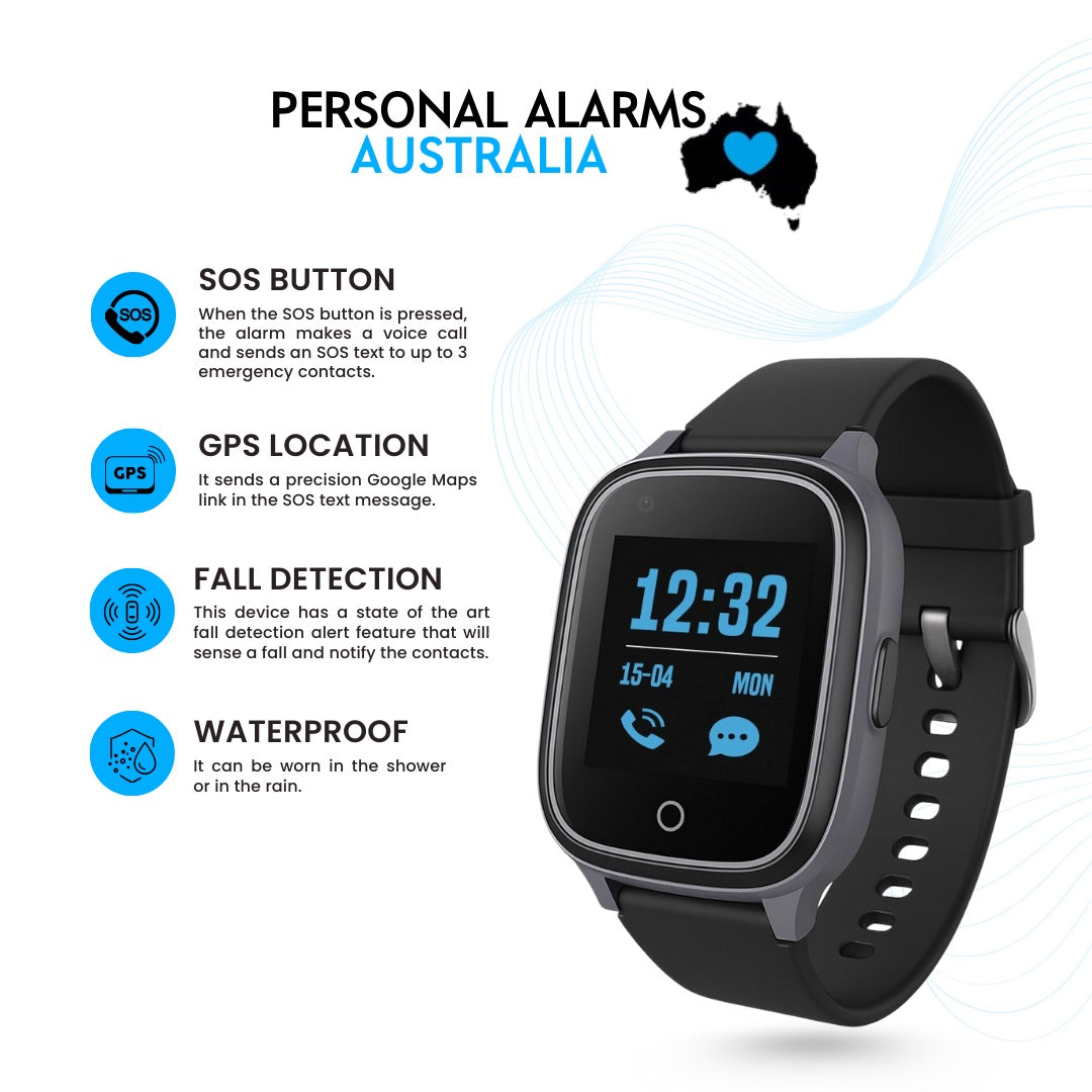 Medical Alert Watch for Elderly – Personal Alarms Australia